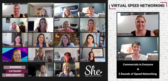 SHE Leads speed networking is DIFFERENT & MORE VALUABLE!